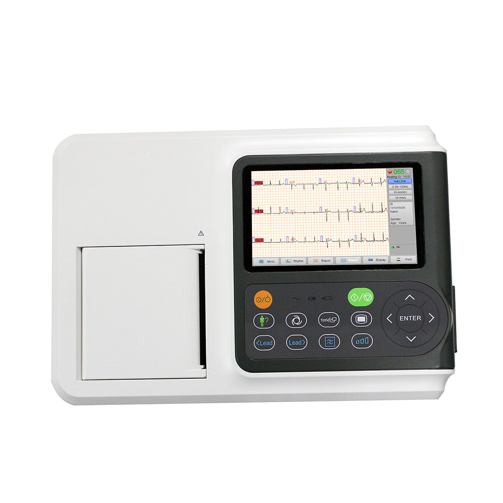3 Channel Ekg Device Portable Electrocardiograph # – GlobalHeathcareMedical