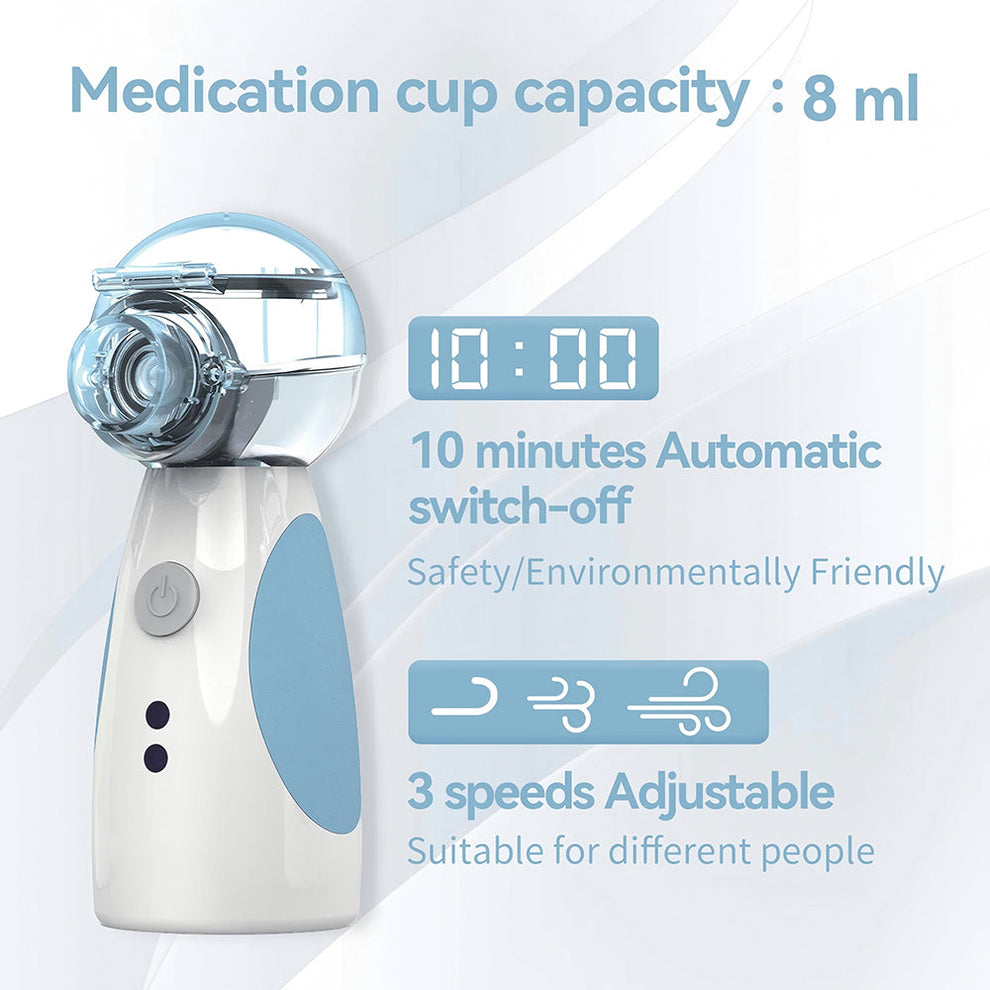 Medical Mesh Nebulizer Asthma Inhaler Portable Ultrasonic Nebuliser ...