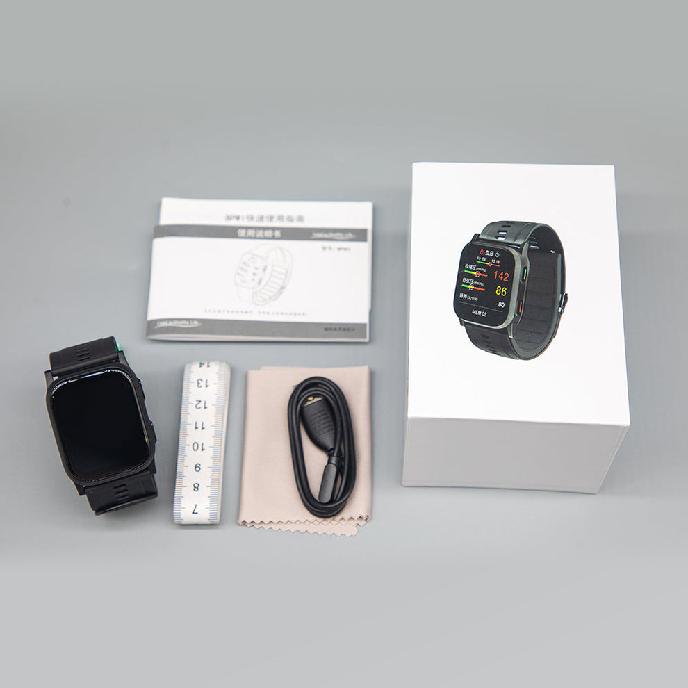 BP Smartwatch Fully Automatic Wrist Electronic Sphygmomanometer Blood ...
