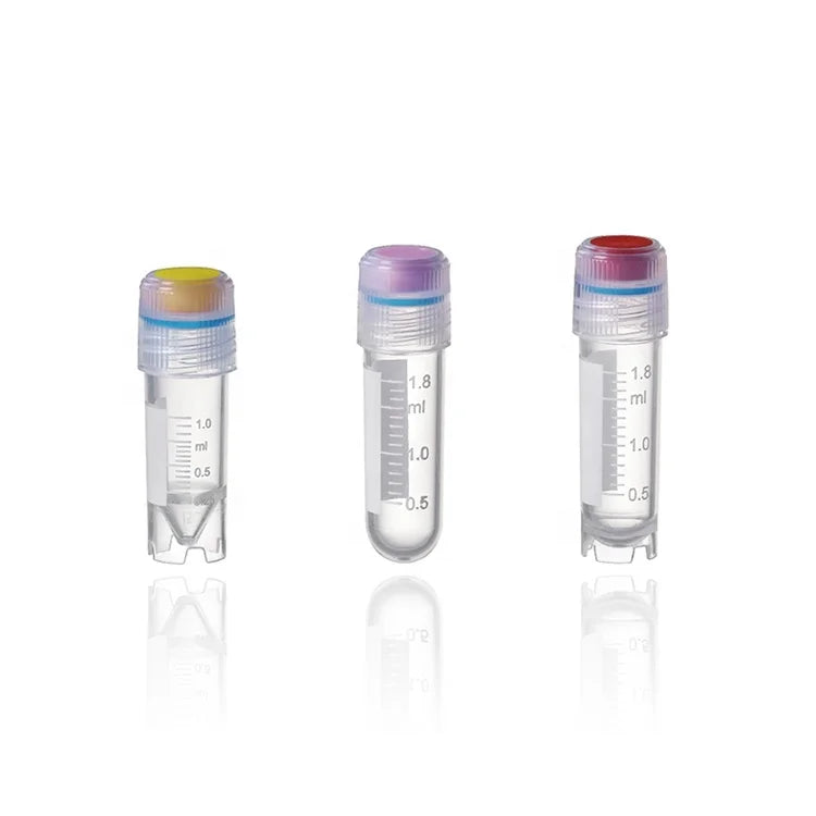 External Thread Self Standing 1.8ml Cryogenic Vial Cryovial Cryo Tubes ...