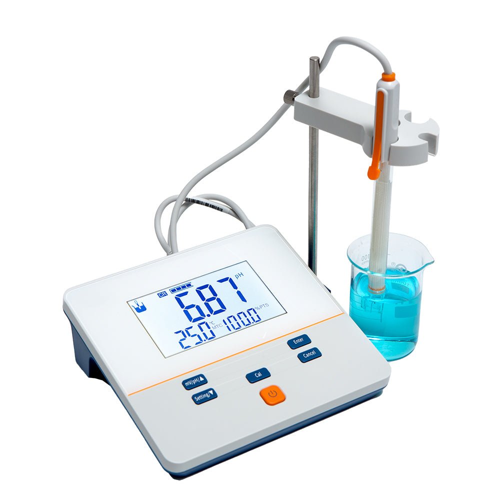PH Meter Laboratory Desktop Digital Waterproof PH Test Meter ...